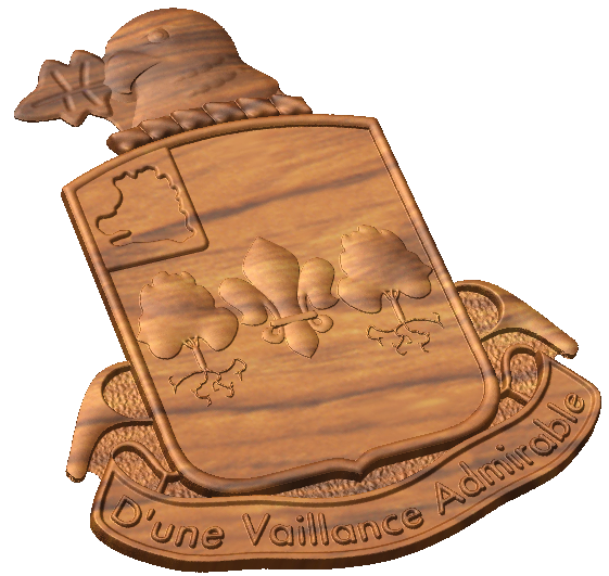 39TH Infantry Regimental Insignia – Double Tap Woodworking