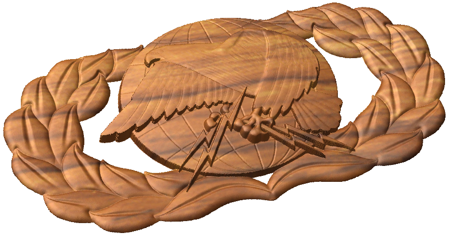Basic Logistics Badge – Double Tap Woodworking