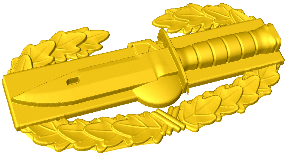 Combat Action Badge – Double Tap Woodworking