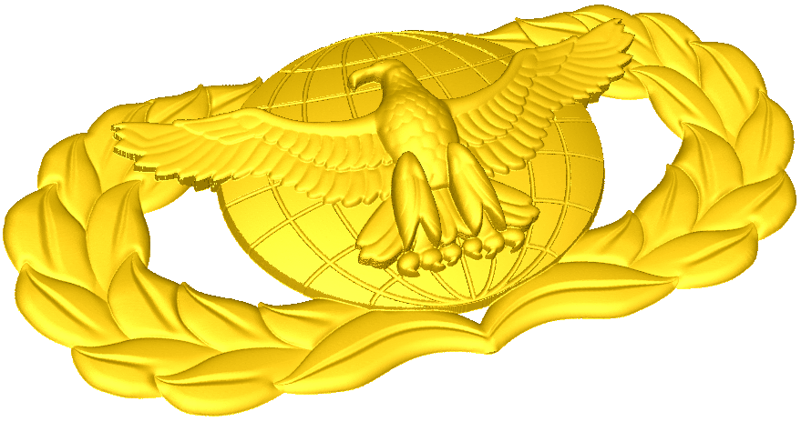 Force Protection Badge – Double Tap Woodworking