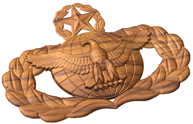 Master Force Protection Badge – Double Tap Woodworking