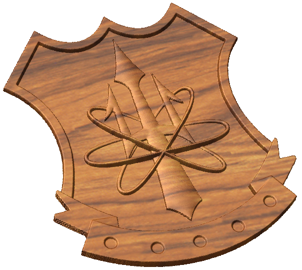 Nuclear Weapons Security Warfare Insignia – Double Tap Woodworking