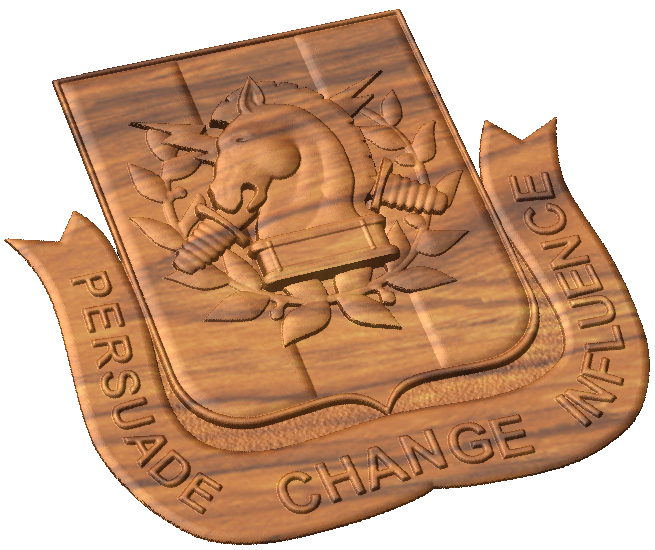 PSYOPS Regimental Insignia – Double Tap Woodworking